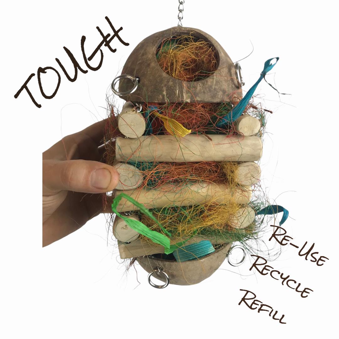 NJ Natural Baffle Cage - Parrot Supplies Australia