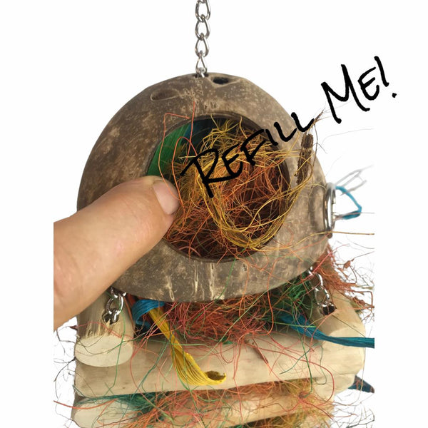 NJ Natural Baffle Cage - Parrot Supplies Australia